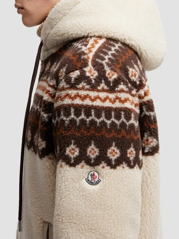 Moncler Hoodie In Wool Blend