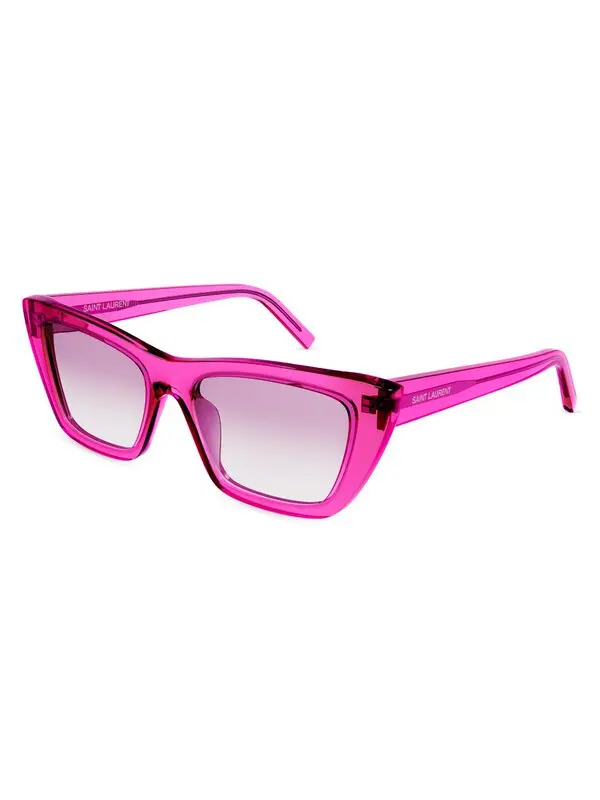 Saint Laurent 53mm Cat-eye Sunglasses - Pink