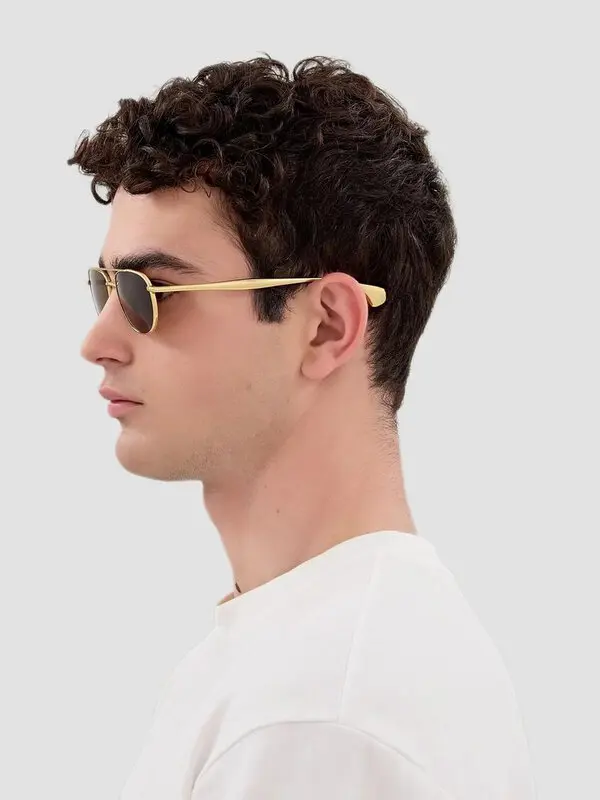Bottega Veneta Fin 56mm Aviator Sunglasses