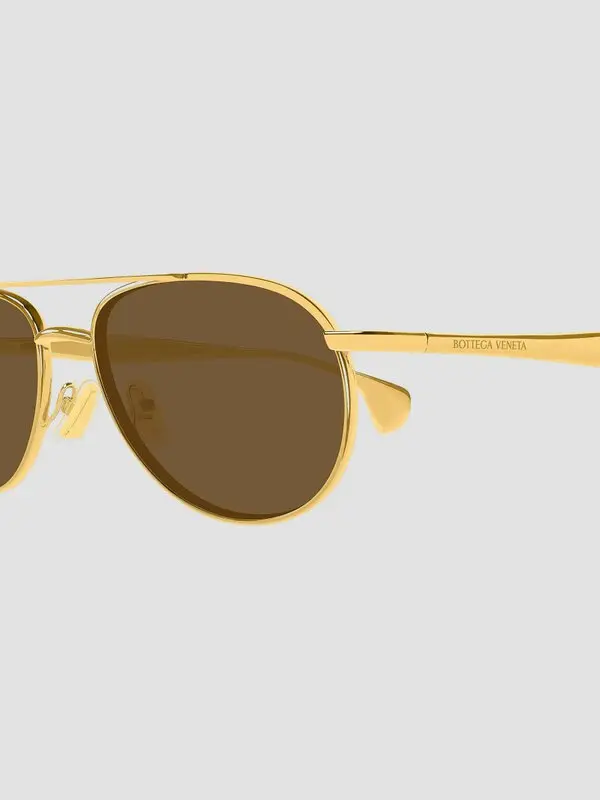 Bottega Veneta Fin 56mm Aviator Sunglasses