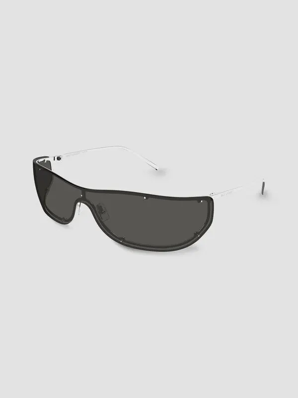 Saint Laurent 99mm Shield Sunglasses
