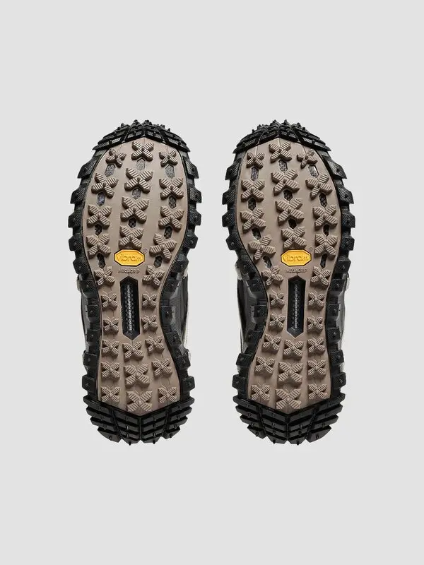 Moncler Rick Owens Trailgrip Megalace Sneakers In Leather
