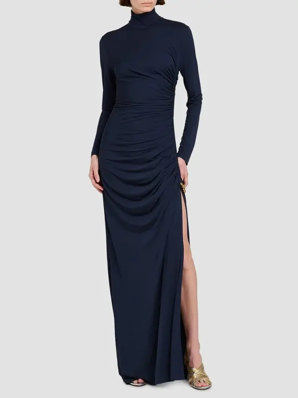 Bottega Veneta Draped Crêpe Jersey Gown