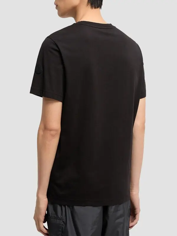 Moncler Crew Neck T-shirt In Cotton Jersey