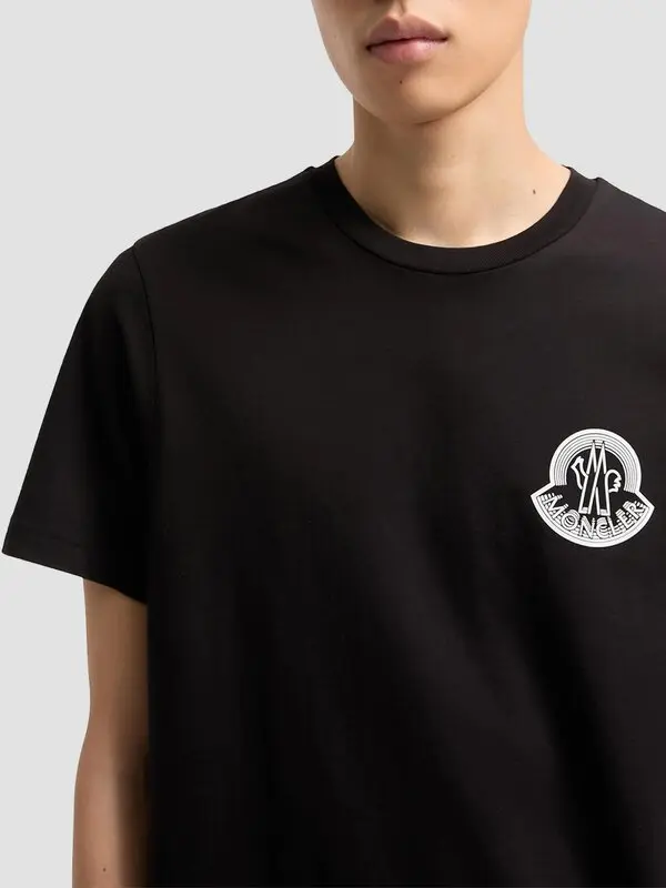 Moncler Crew Neck T-shirt In Cotton Jersey