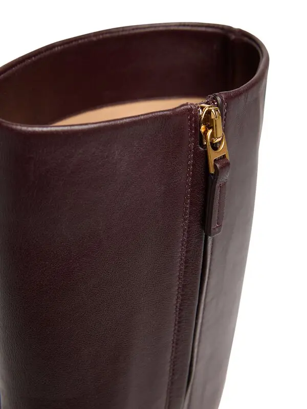 Bottega Veneta Lagoon 60mm Leather Knee-high Boots