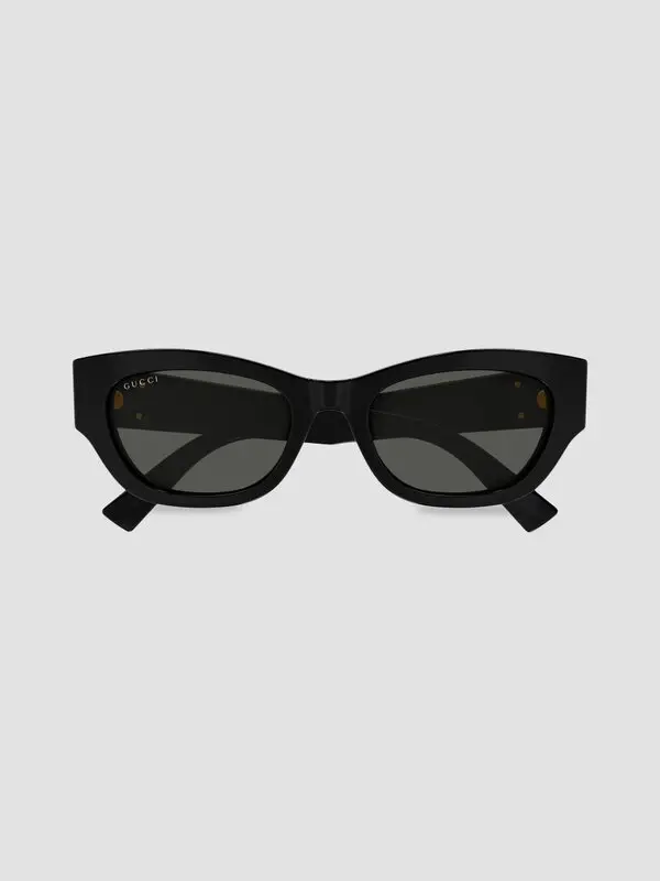 Gucci Gg Extruded 53mm Cat-eye Sunglasses - Black