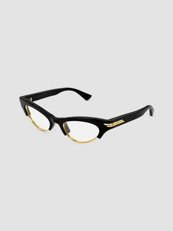 Bottega Veneta Bold Ribbon 52mm Cat-eye Sunglasses - Black