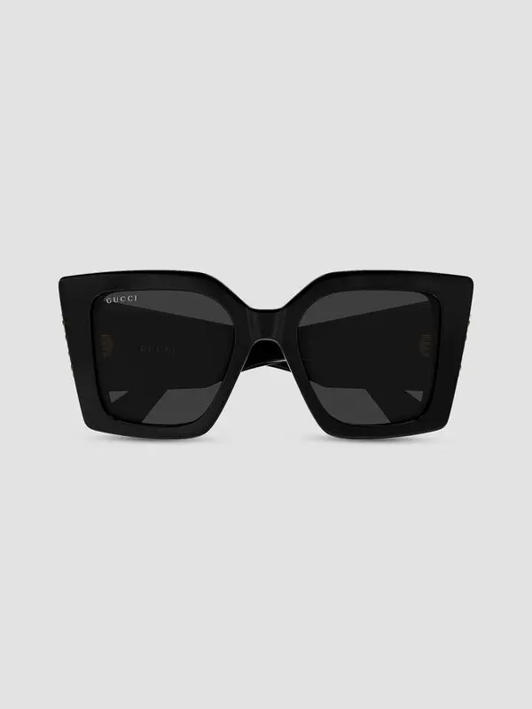 Gucci On Side 51mm Butterfly Sunglasses