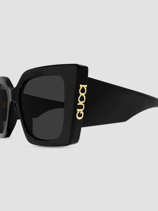 Gucci On Side 51mm Butterfly Sunglasses