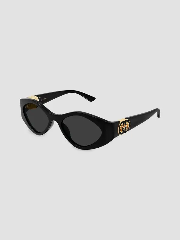 Gucci Hailey 52mm Geometric Sunglasses - Black