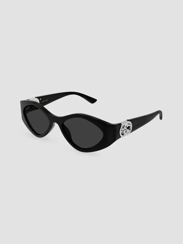 Gucci Hailey 52mm Oval Sunglasses