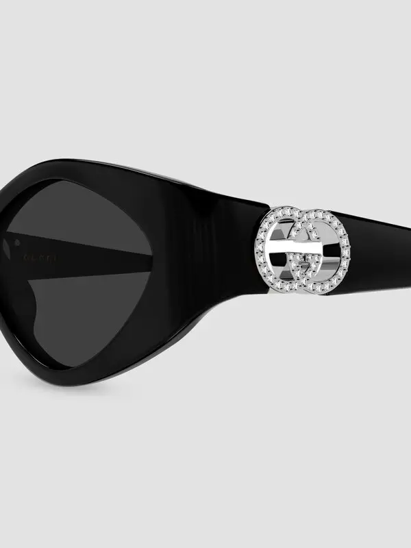 Gucci Hailey 52mm Oval Sunglasses