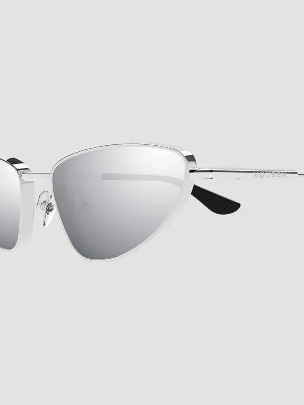 Alexander McQueen Metal T-bar 56mm Cat-eye Sunglasses