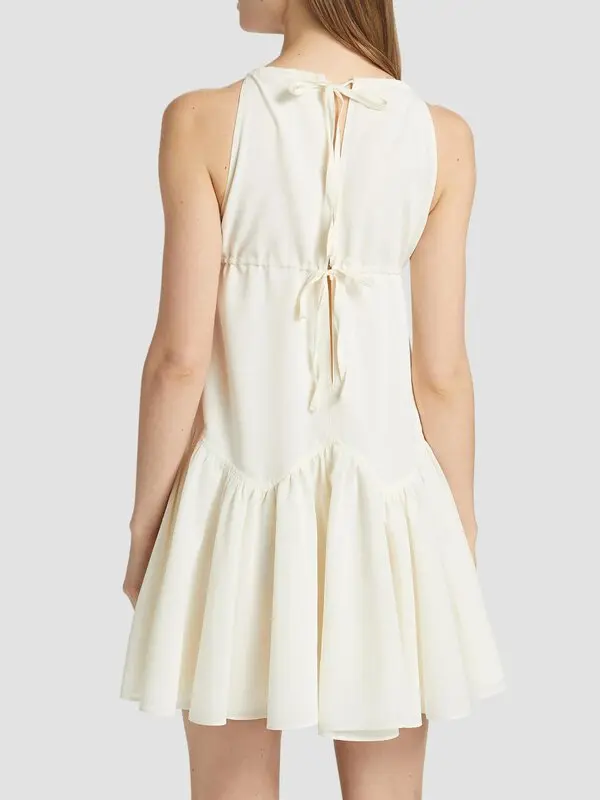 Philosophy Di Lorenzo Serafini Poplin Halter Tie Minidress