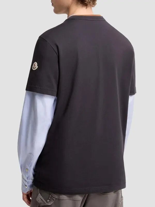 Moncler Crew-neck T-shirts In Cotton