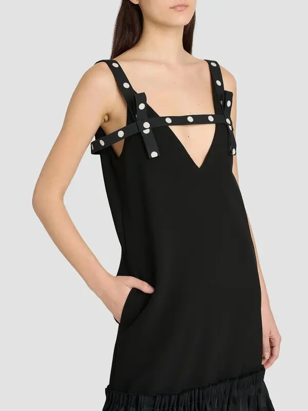 Moschino Tiered High-low Midi-dress