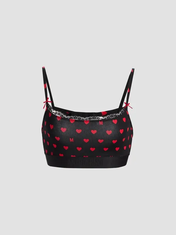 Moschino Intimo Donna M Hearts Bralette