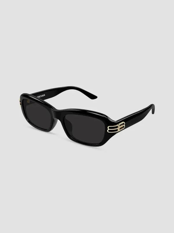 Balenciaga Casino 55mm Rectangular Sunglasses