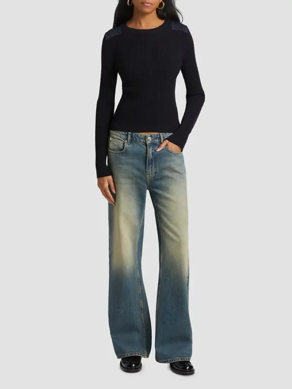 Moschino Mid-rise Straight Jeans