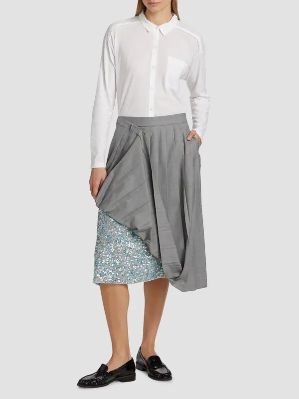 Moschino Lifted Hem Skirt