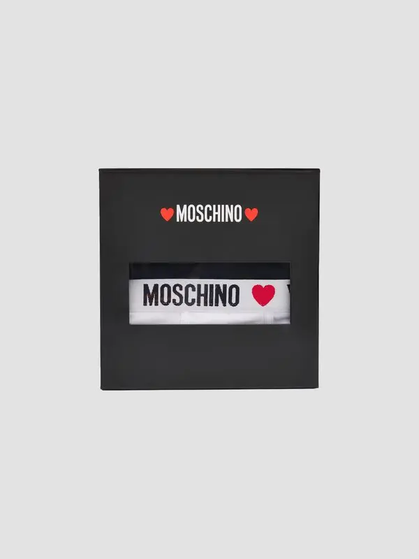Moschino My Valentine Stretch-jersey Trunk Brief 2-pack