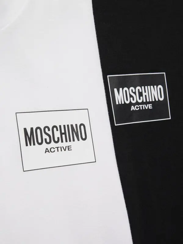 Moschino 2-pack Logo Stretch-jersey Crewneck T-shirt Set