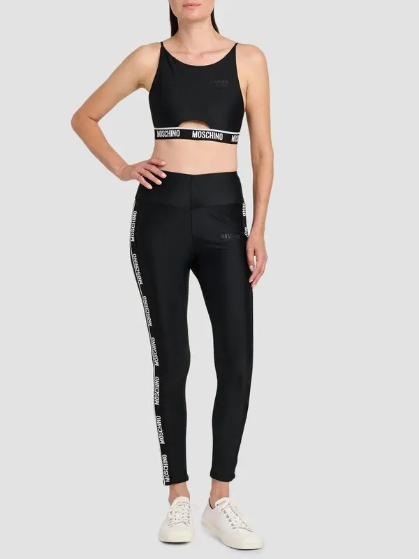 Moschino Logo Sports Bra