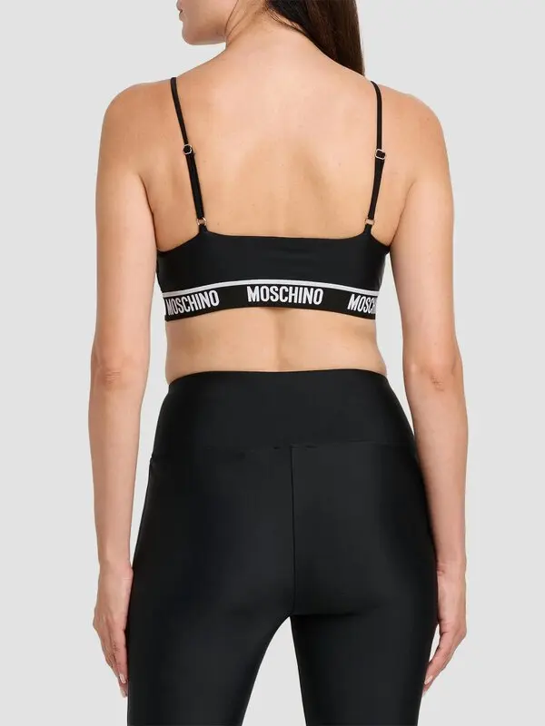 Moschino Logo Sports Bra