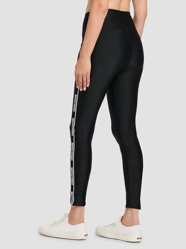 Moschino Logo Tech-fabric Leggings