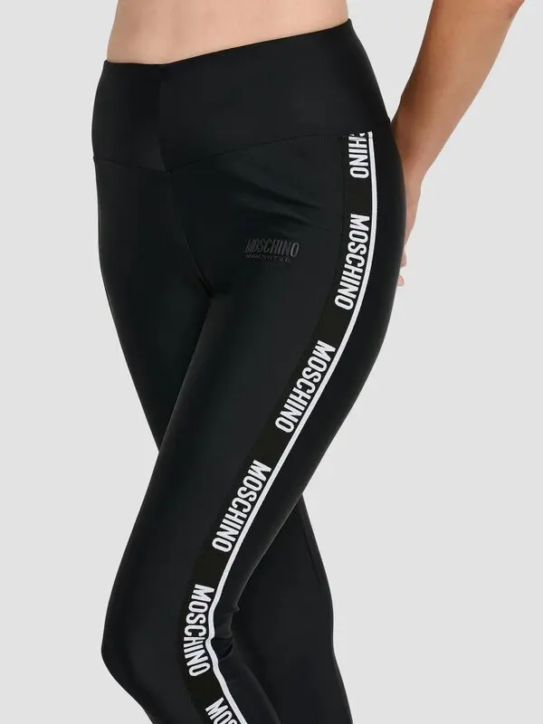Moschino Logo Tech-fabric Leggings