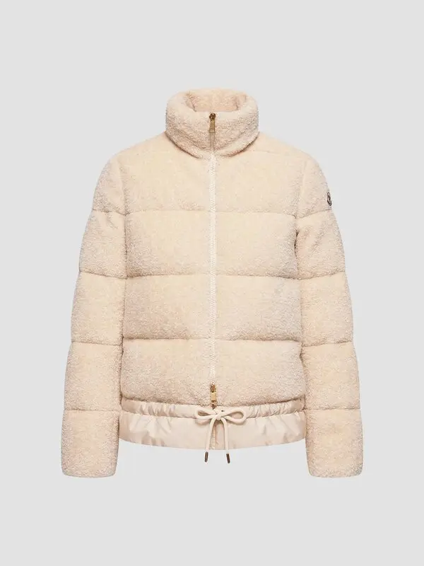 Moncler Cedre Puffer Coat In Teddy
