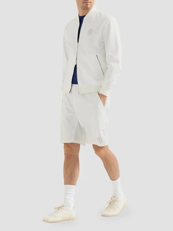 Brunello Cucinelli Nylon Sweatshirt With Logo And Zipper