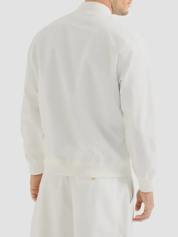 Brunello Cucinelli Nylon Sweatshirt With Logo And Zipper