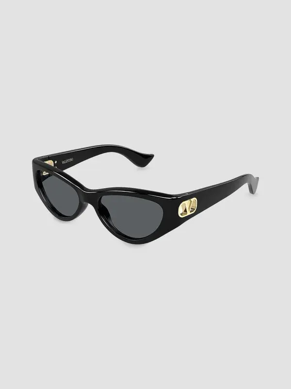 Valentino Garavani Vain Light 54mm Cat-eye Sunglasses - Black
