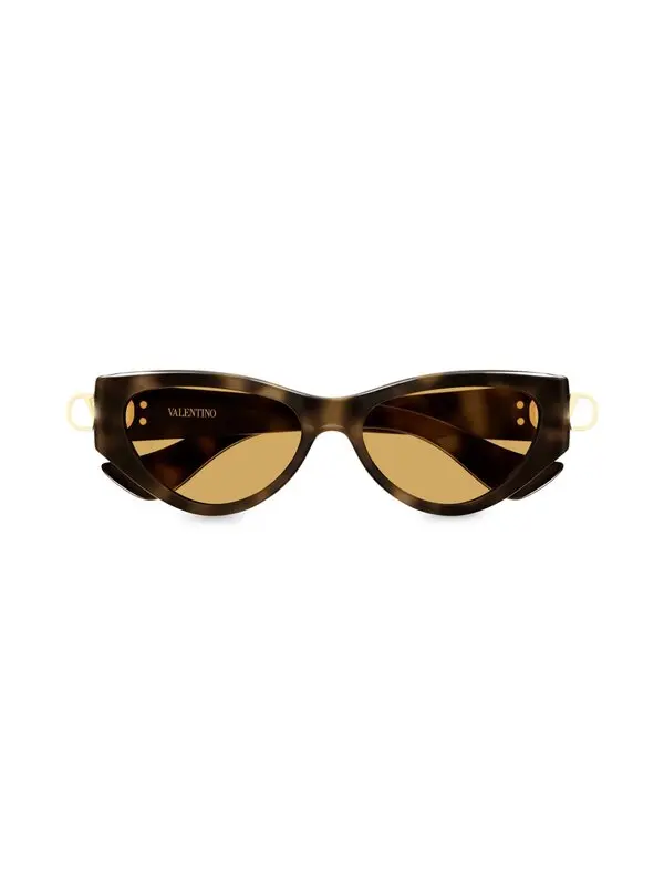 Valentino Garavani Vain Light 54mm Cat-eye Sunglasses - Brown