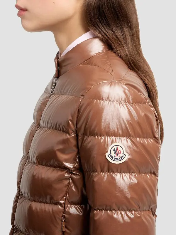 Moncler Papillon Puffer Jacket - Brown