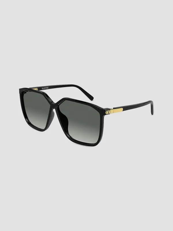 Valentino Garavani Vilouette 59mm Geometric Sunglasses - Black