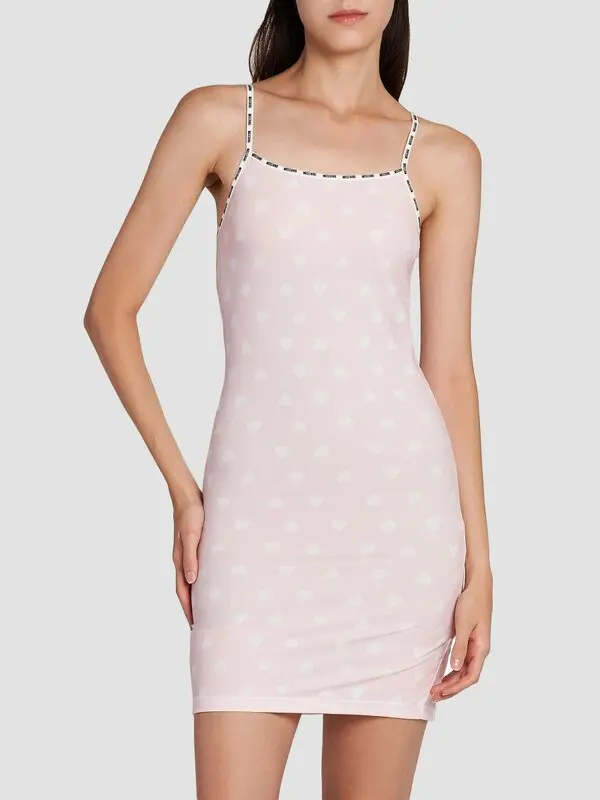 Moschino Heart-print Microfiber Petticoat