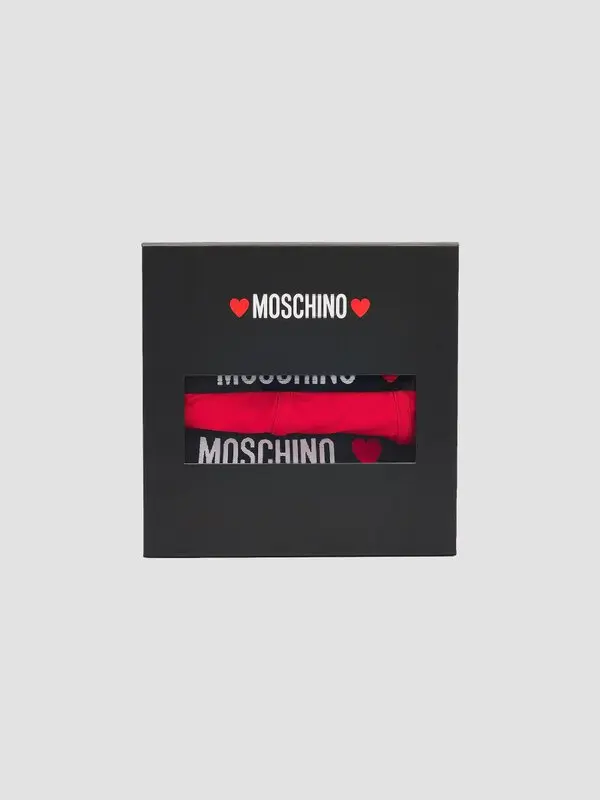 Moschino My Valentine Stretch-jersey Variety Boxer Briefs 3-pack