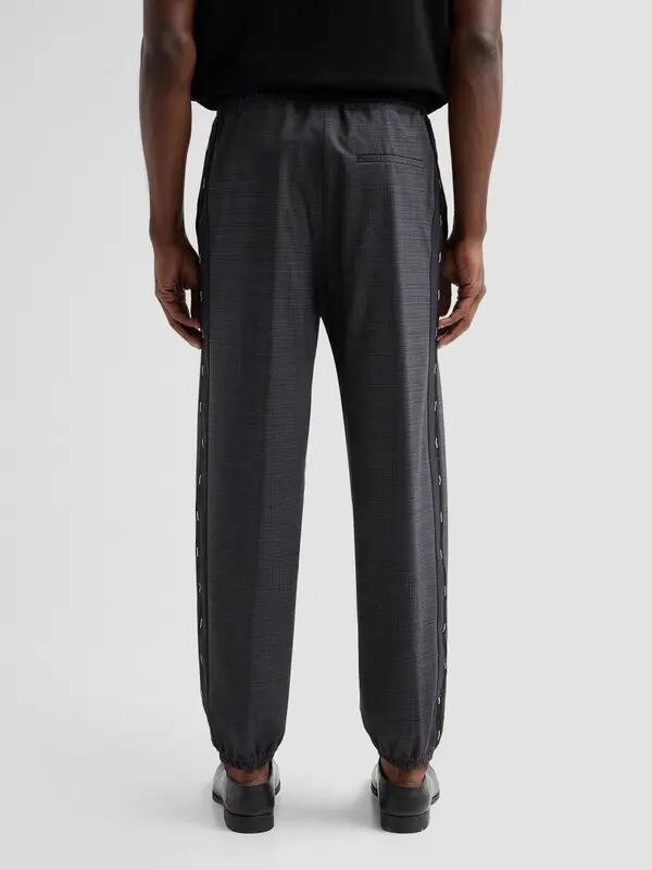 Moschino Plaid Jogger Trousers