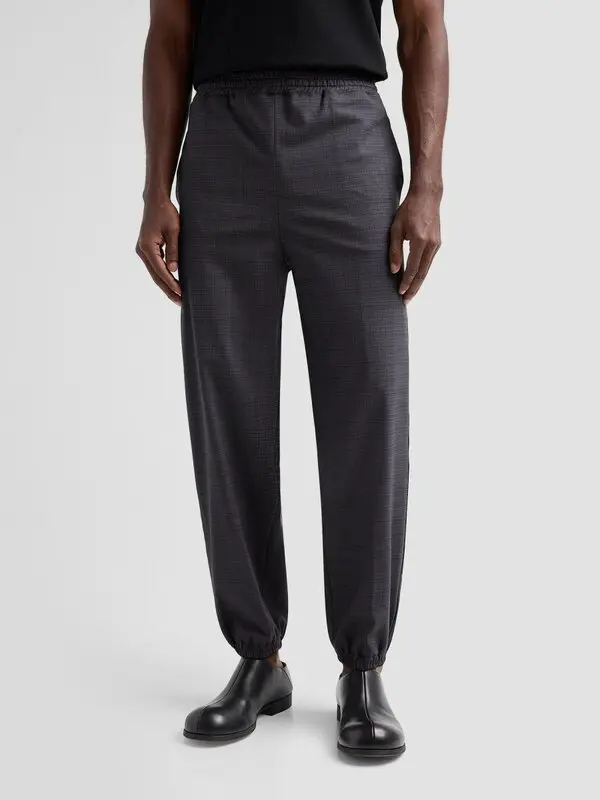 Moschino Plaid Jogger Trousers