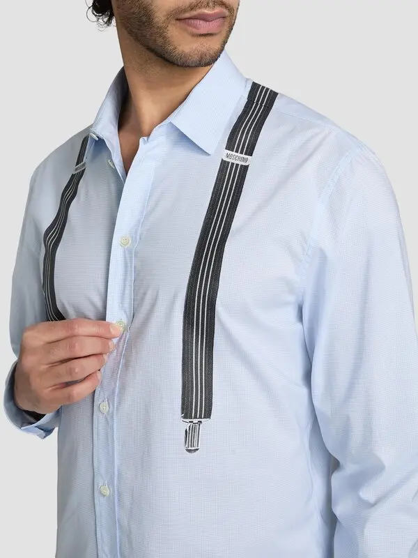 Moschino Trompe L'oeil Cotton Shirt