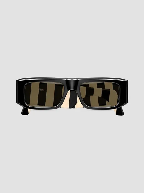 Valentino Garavani Ultra Vintage 52mm Rectangular Sunglasses - Black