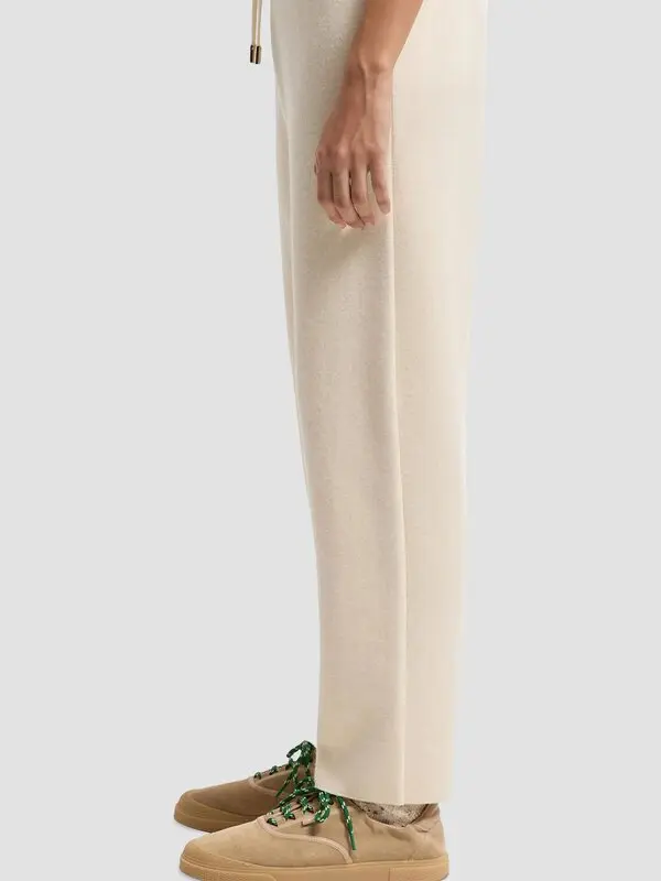 Moncler Jogging Pants In Wool & Cashmere