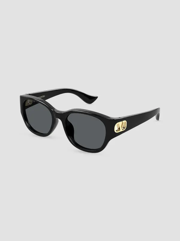 Valentino Garavani Vain Light 55mm Square Sunglasses - Black