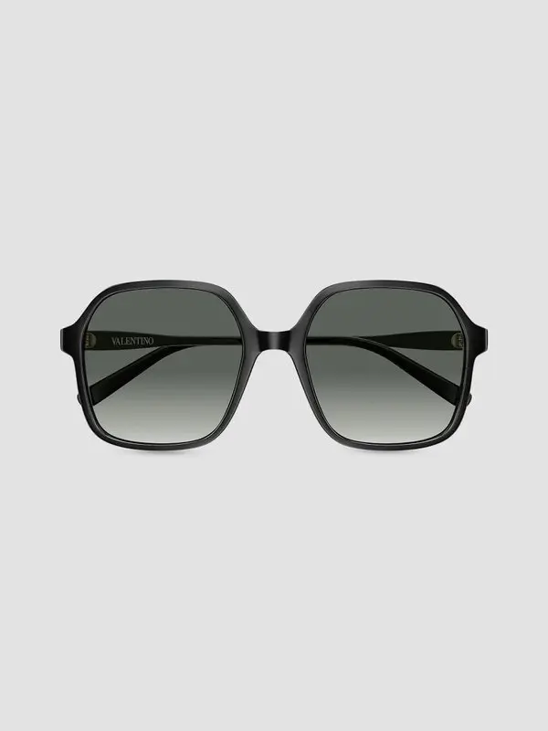 Valentino Garavani Light 58mm Square Sunglasses - Black