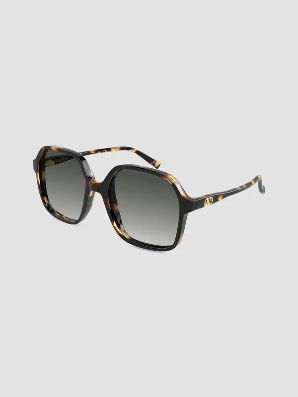 Valentino Garavani Light 58mm Square Sunglasses - Brown