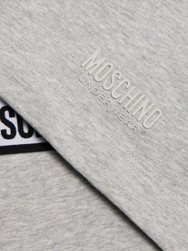 Moschino Intimo Donna Logo Stretch-cotton Hoodie
