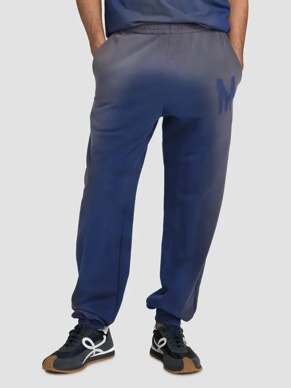 Moschino Logo Cotton Jogger Sweatpants